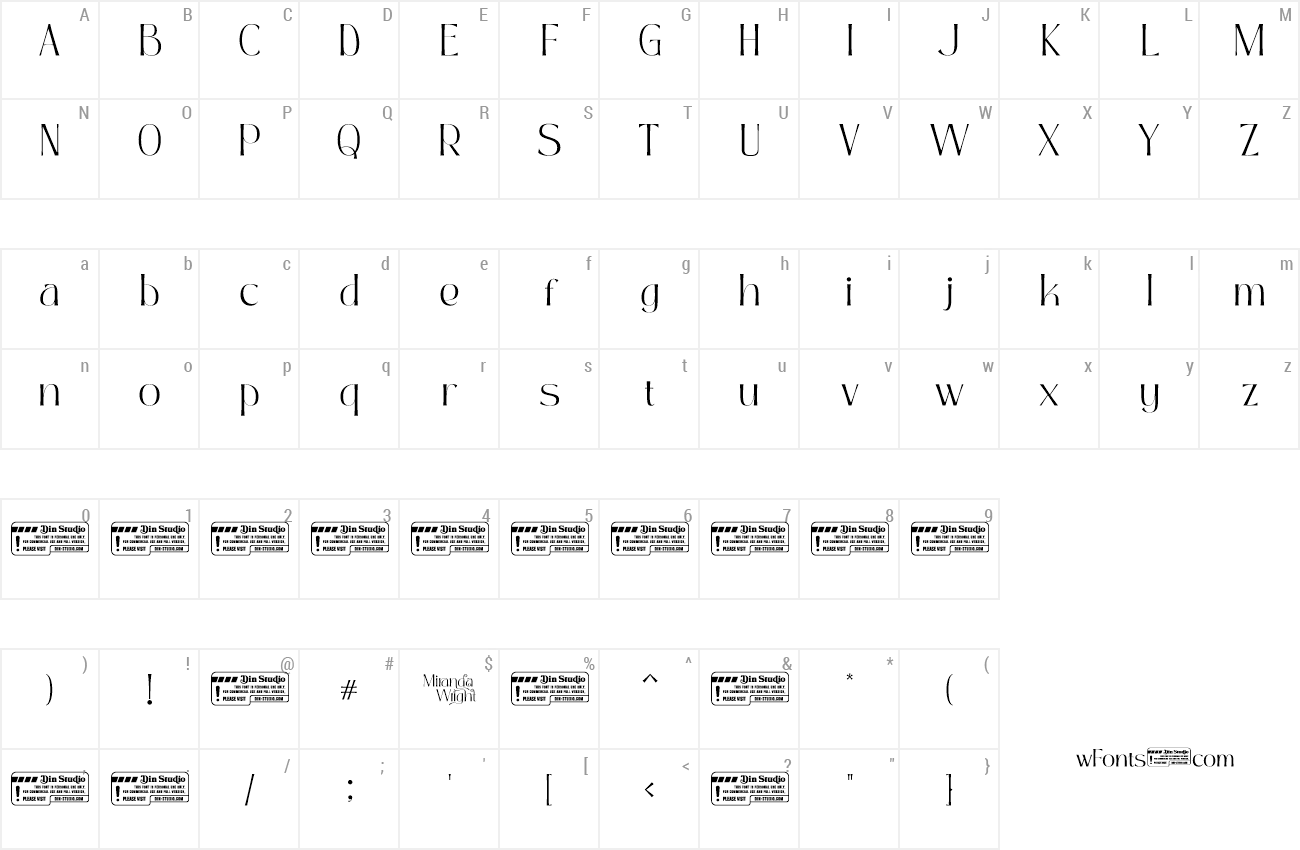 Miranda Wright Font | wfonts.com - download free