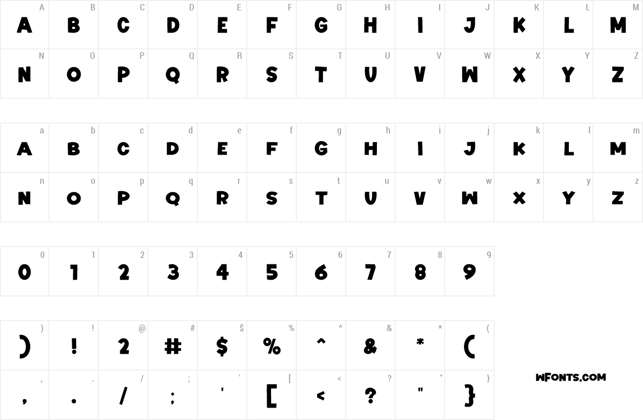 Super Cartoon Font | wfonts.com - download free
