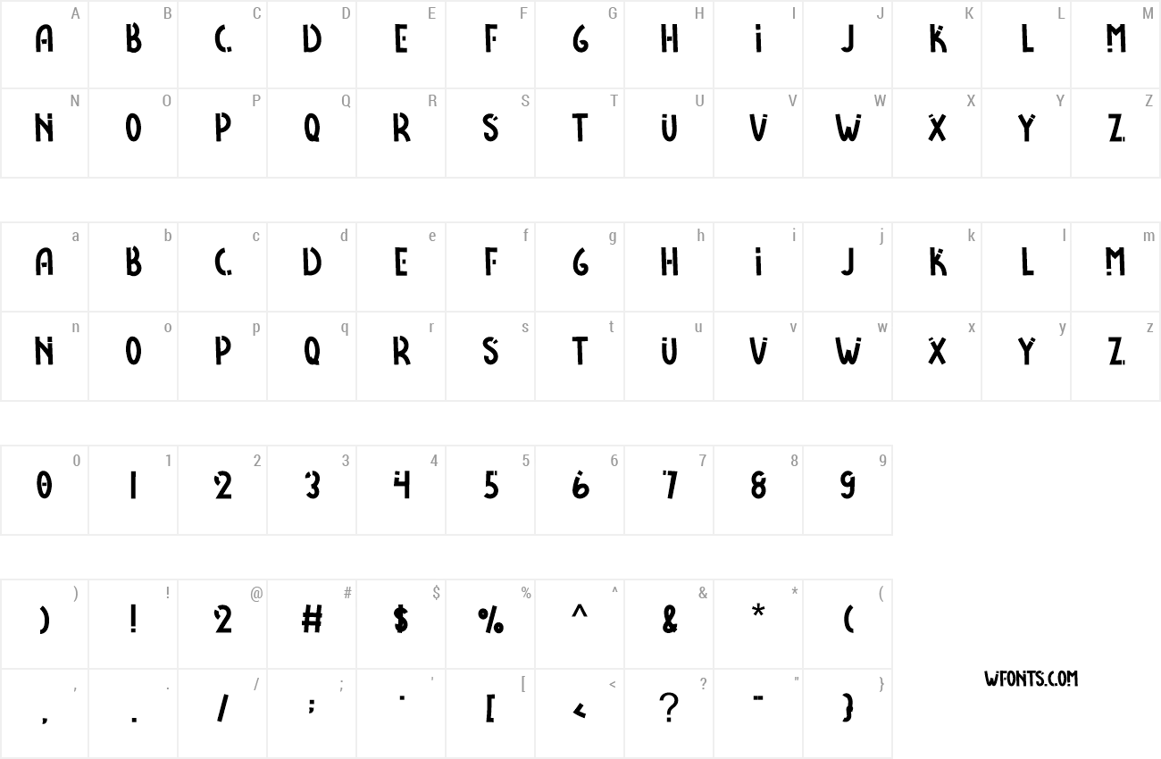 Work Krow Font | wfonts.com - download free