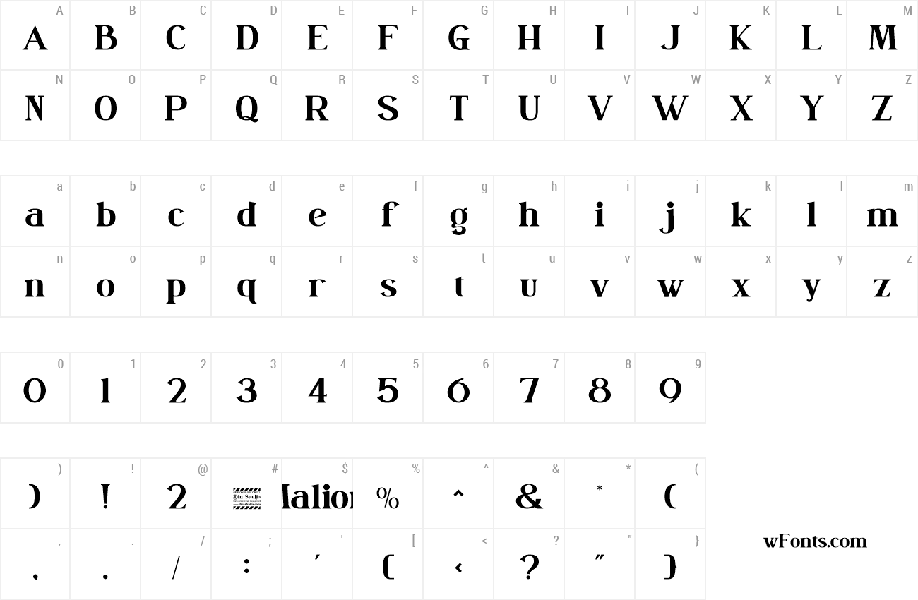 Malion Font | wfonts.com - download free