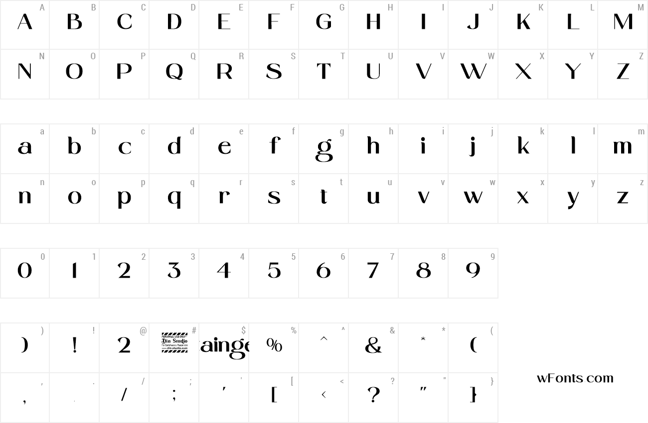 Stainger Font | wfonts.com - download free