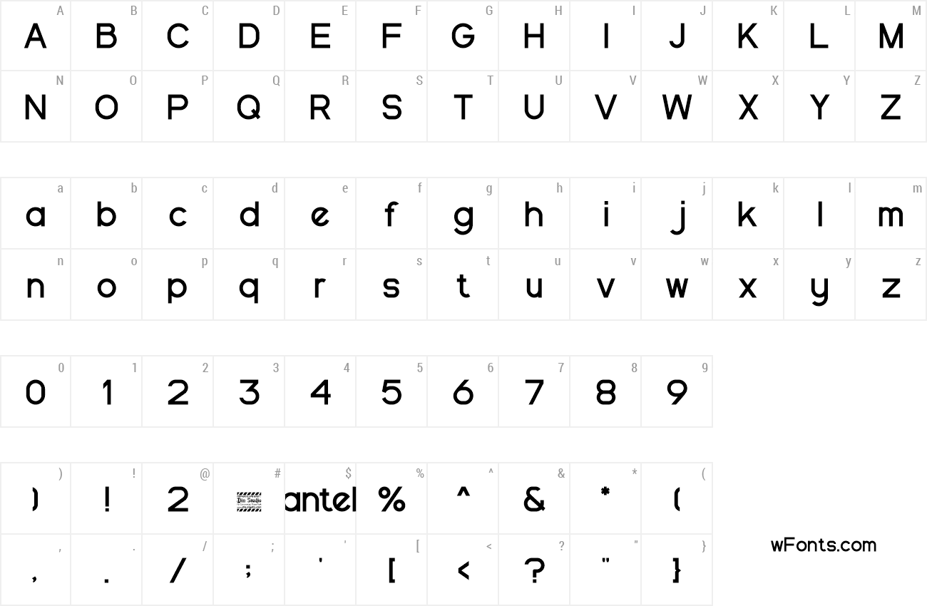 Vantely Font | wfonts.com - download free