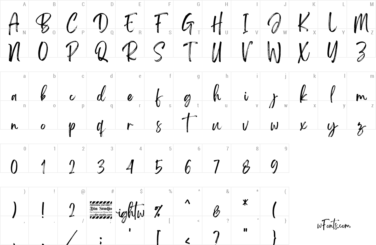 Brightwall Font | wfonts.com - download free