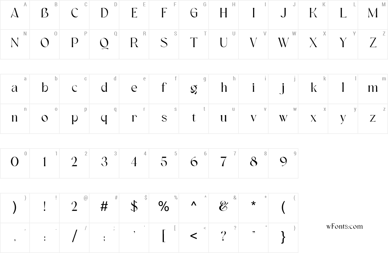 The Executive Casual Font | wfonts.com - download free