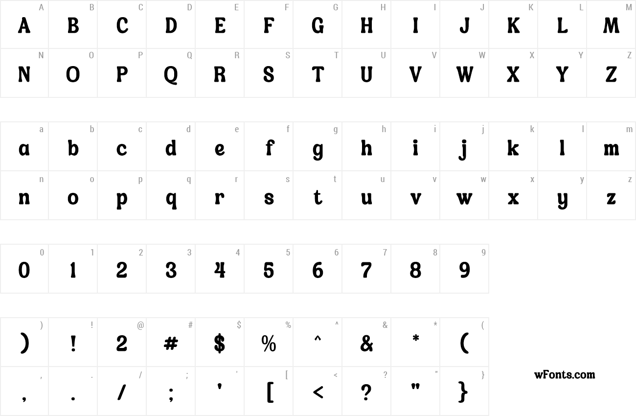 The Hand Font | wfonts.com - download free