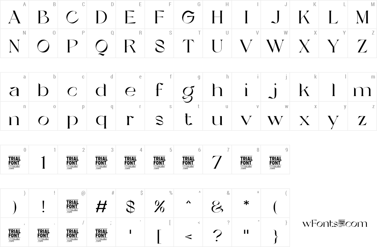 Veissey Modern Font | wfonts.com - download free