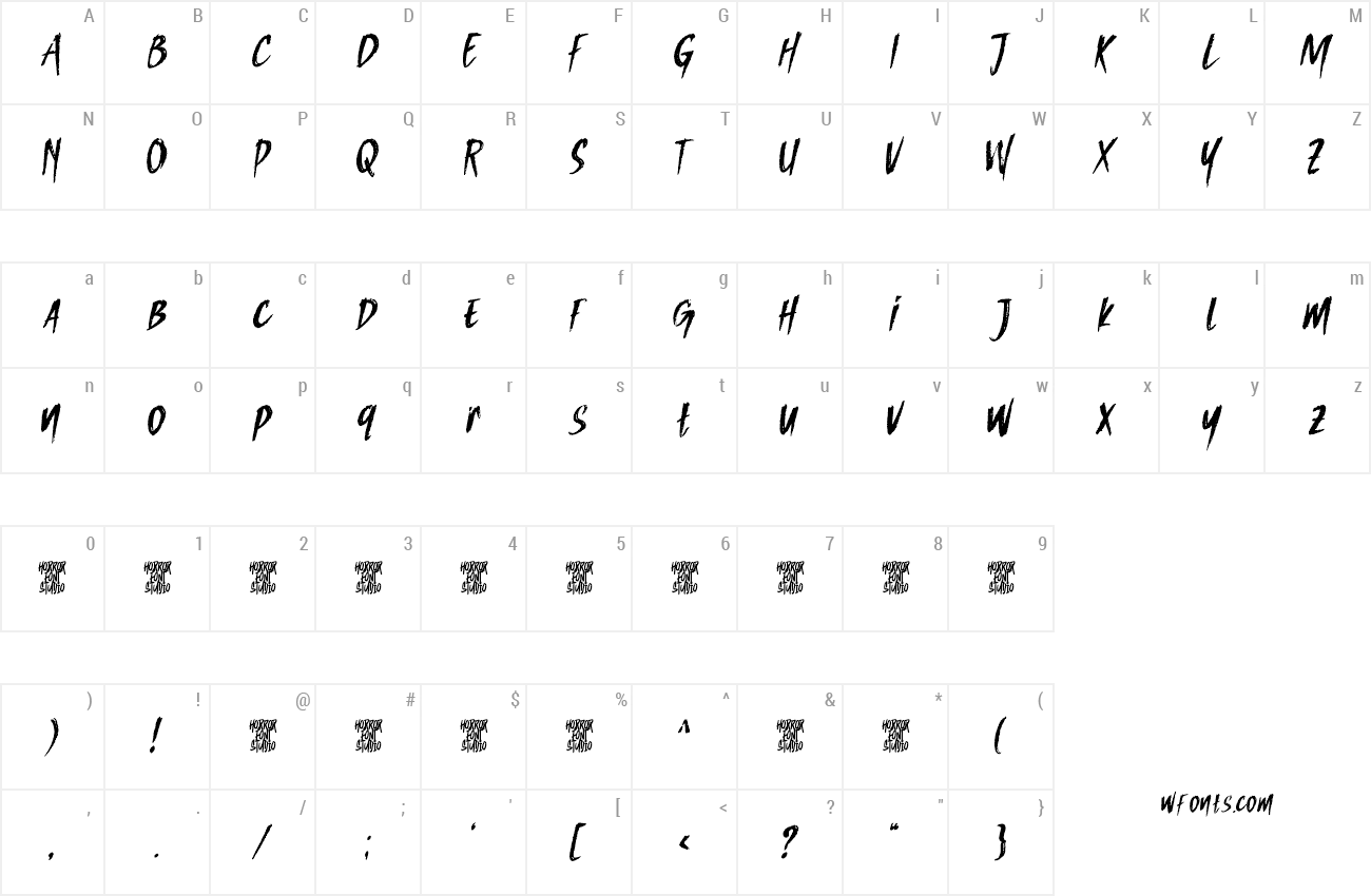 Wicked Brush Font | wfonts.com - download free