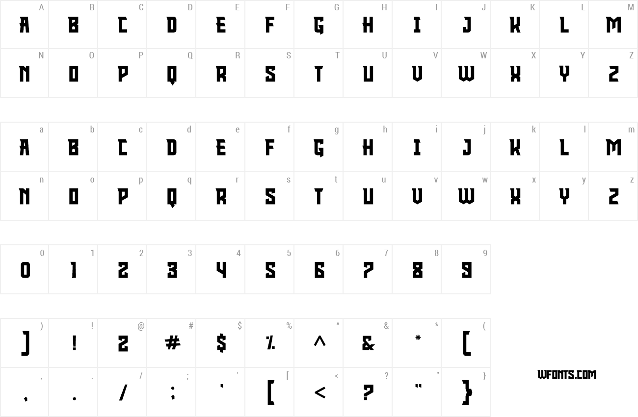 Knight Warrior Font | wfonts.com - download free