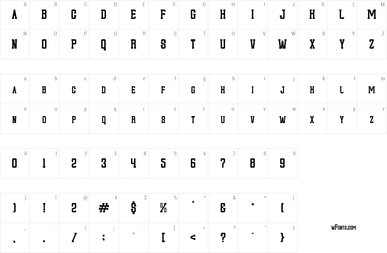 Budi Mose Font | wfonts.com - download free
