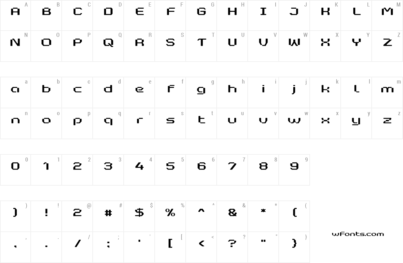 Retro Pixel Font | wfonts.com - download free