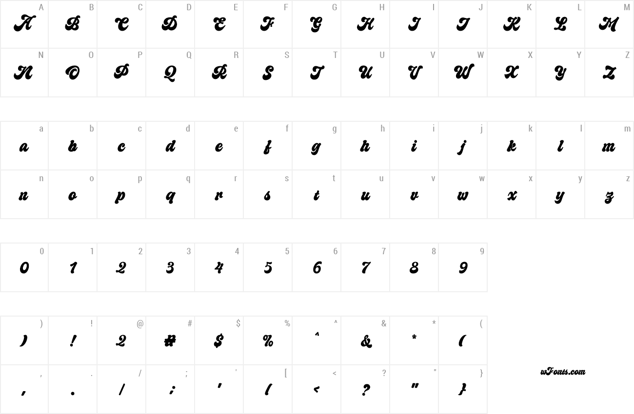 Bali Bliss Font | wfonts.com - download free