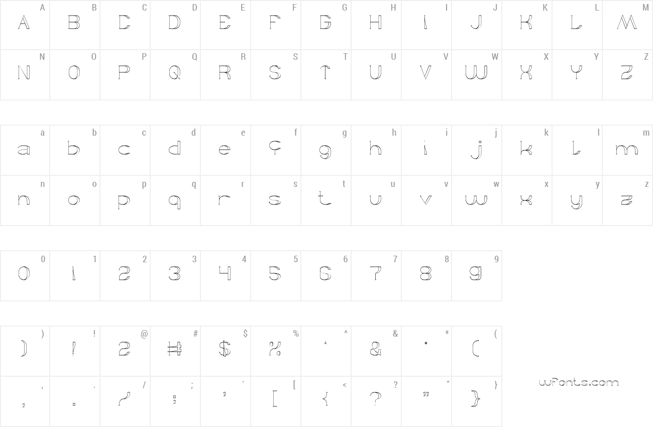 Snow Flake Font | wfonts.com - download free