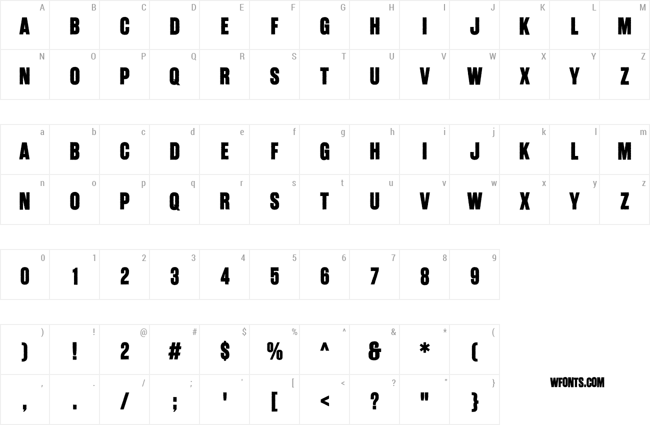 Brunson Font | wfonts.com - download free