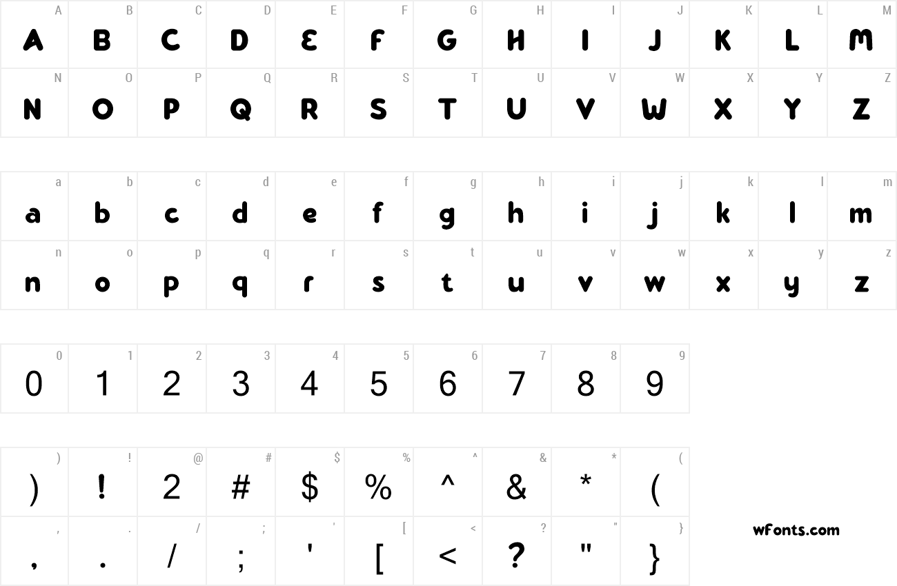 CF Cheerio Font | wfonts.com - download free