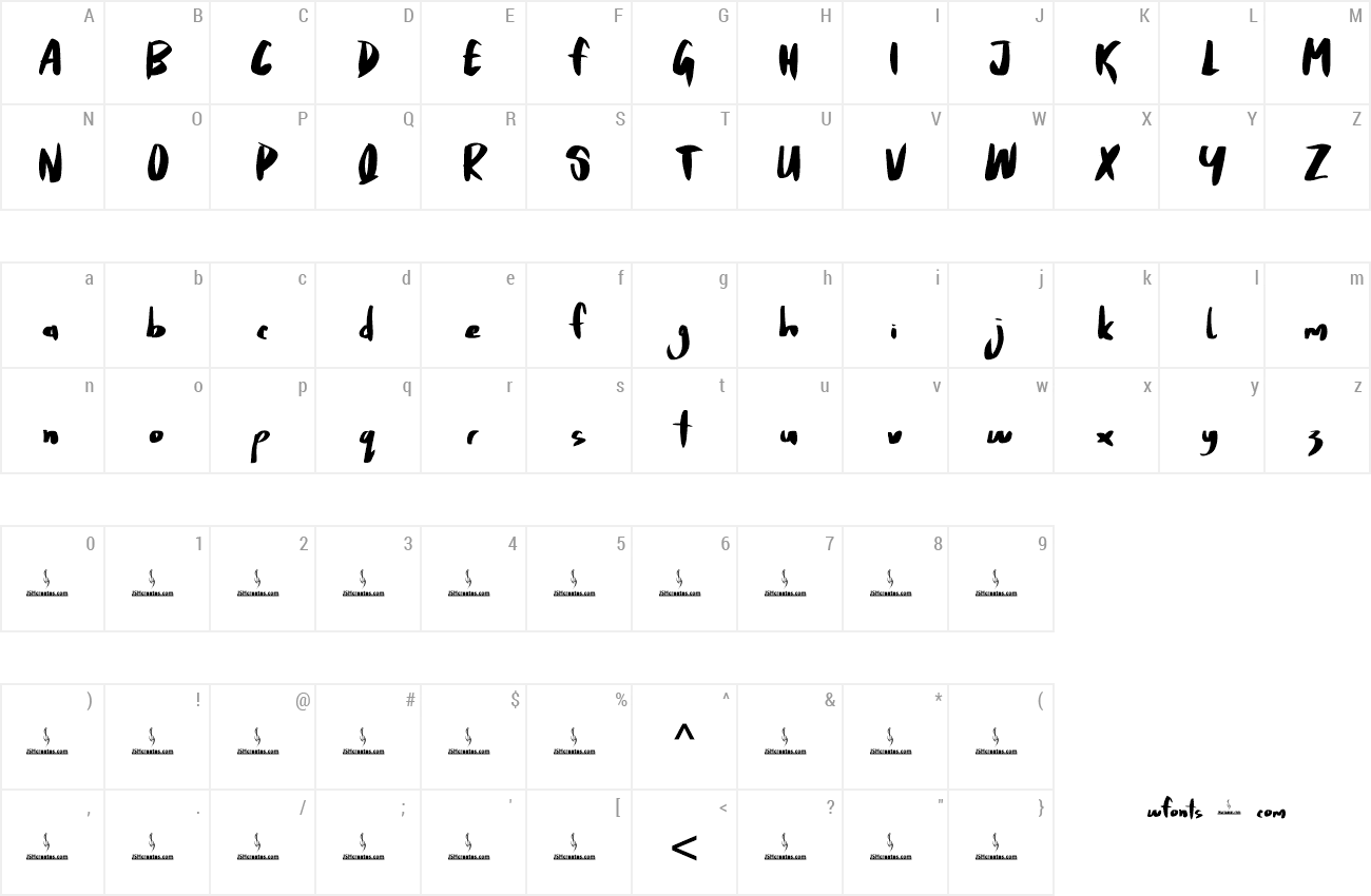 Smokey Kingston Font | wfonts.com - download free