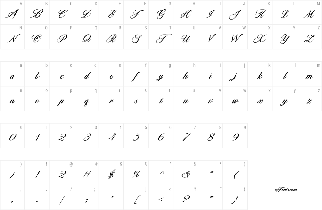 Polaroid Script Font | wfonts.com - download free