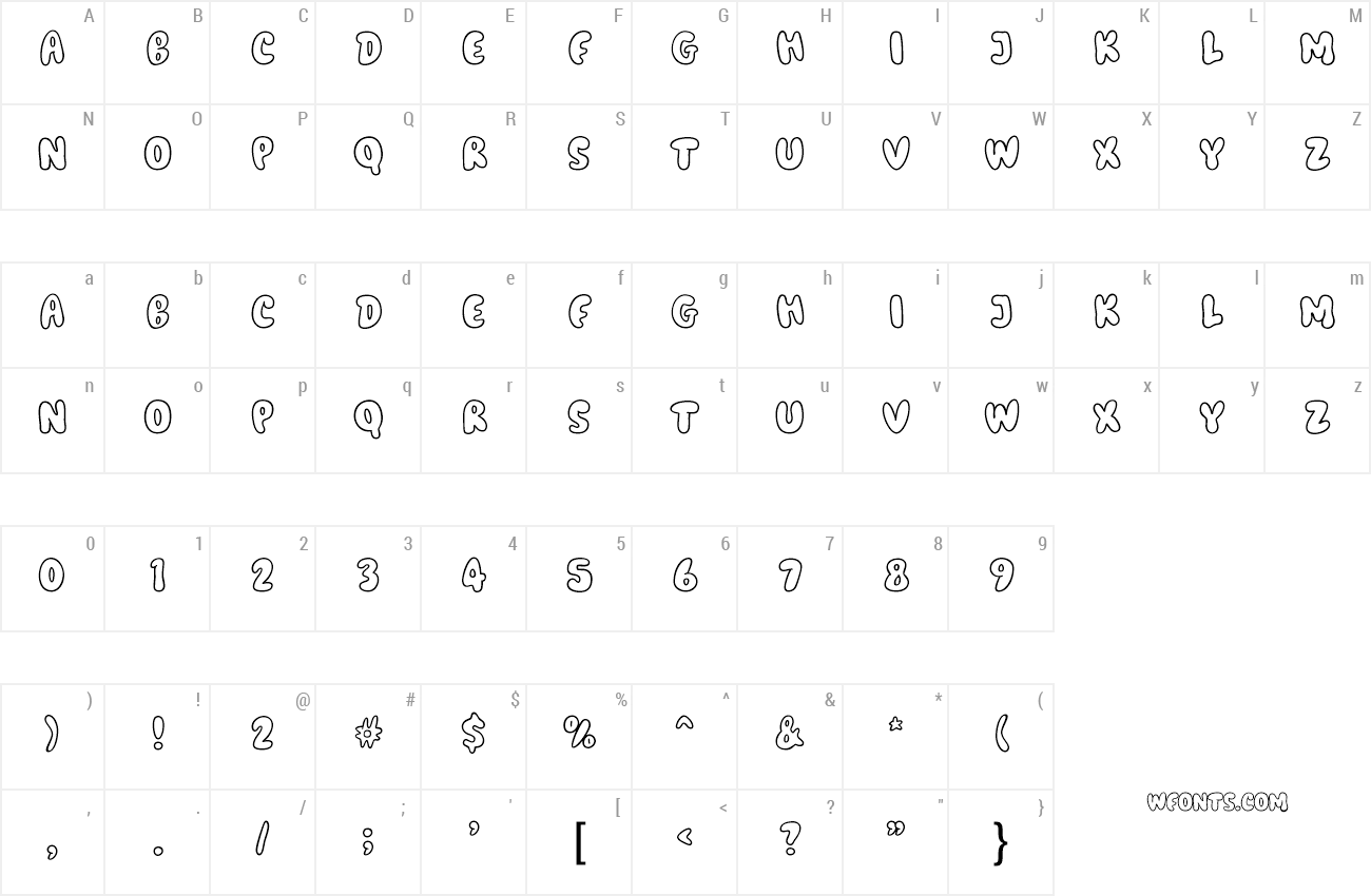 Billy Bounce Font | wfonts.com - download free