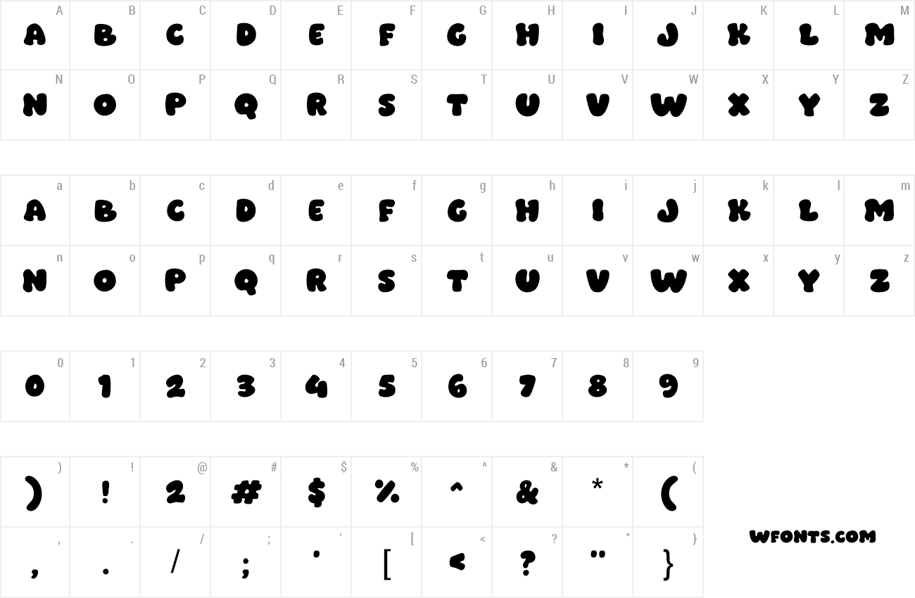 Moochi Jelly Font | wfonts.com - download free