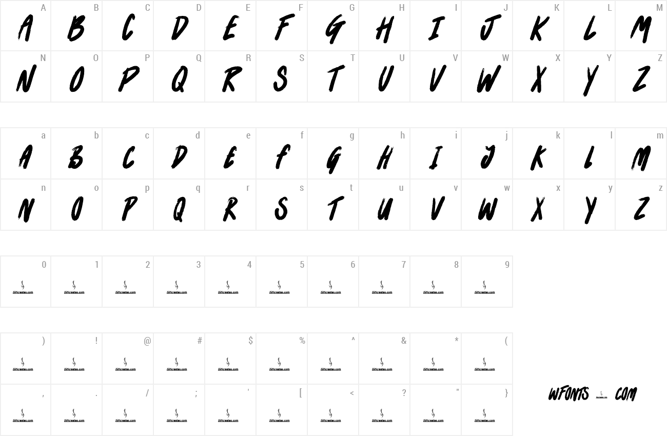 Rawr Mamba Font | wfonts.com - download free