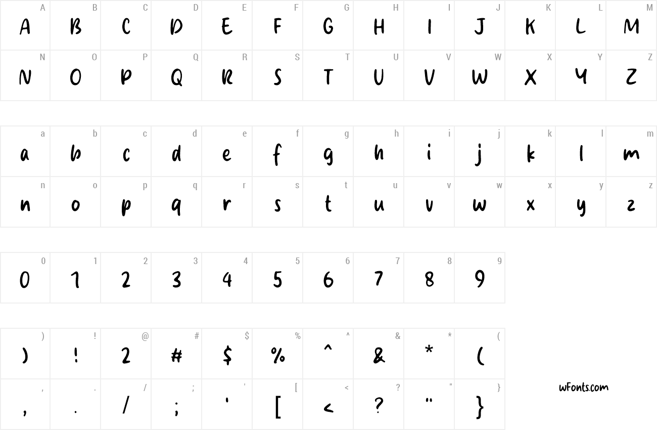 Shine Flower Font | wfonts.com - download free