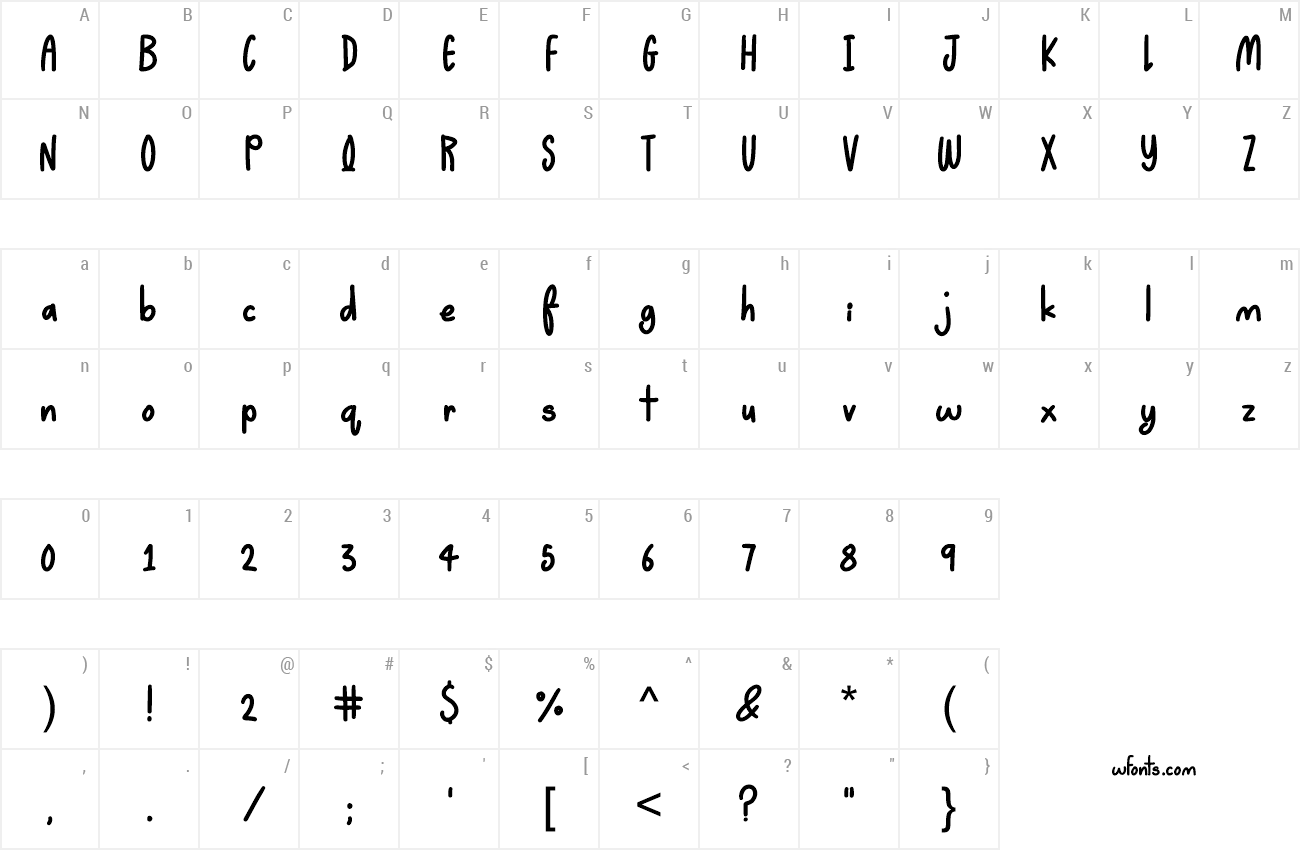 Yeti Sighting Font | wfonts.com - download free