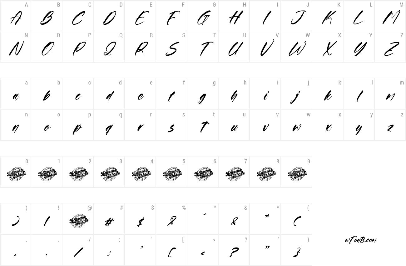 Gouthals Palmetto Font | wfonts.com - download free