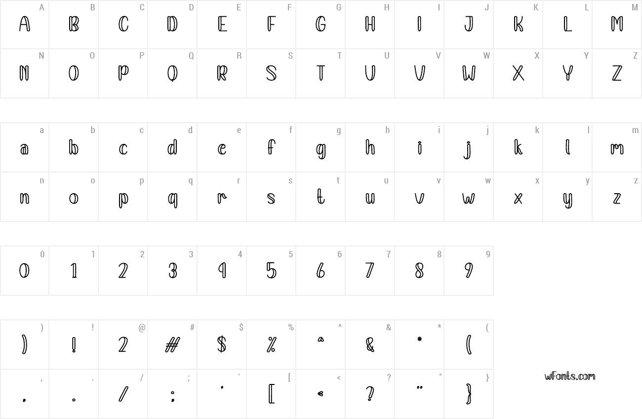 Cute Monkey Font | wfonts.com - download free