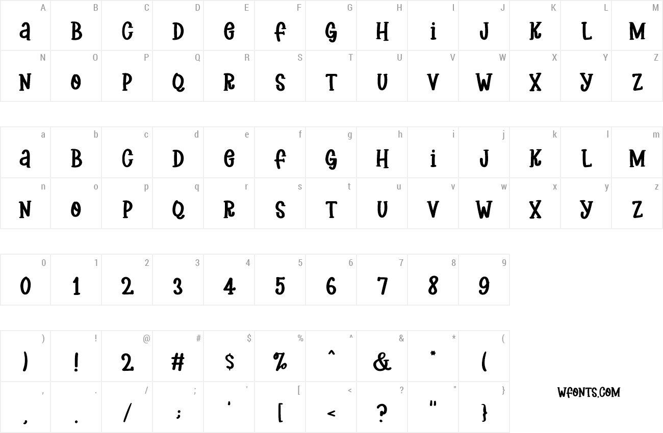 Gomu Bears Font | wfonts.com - download free