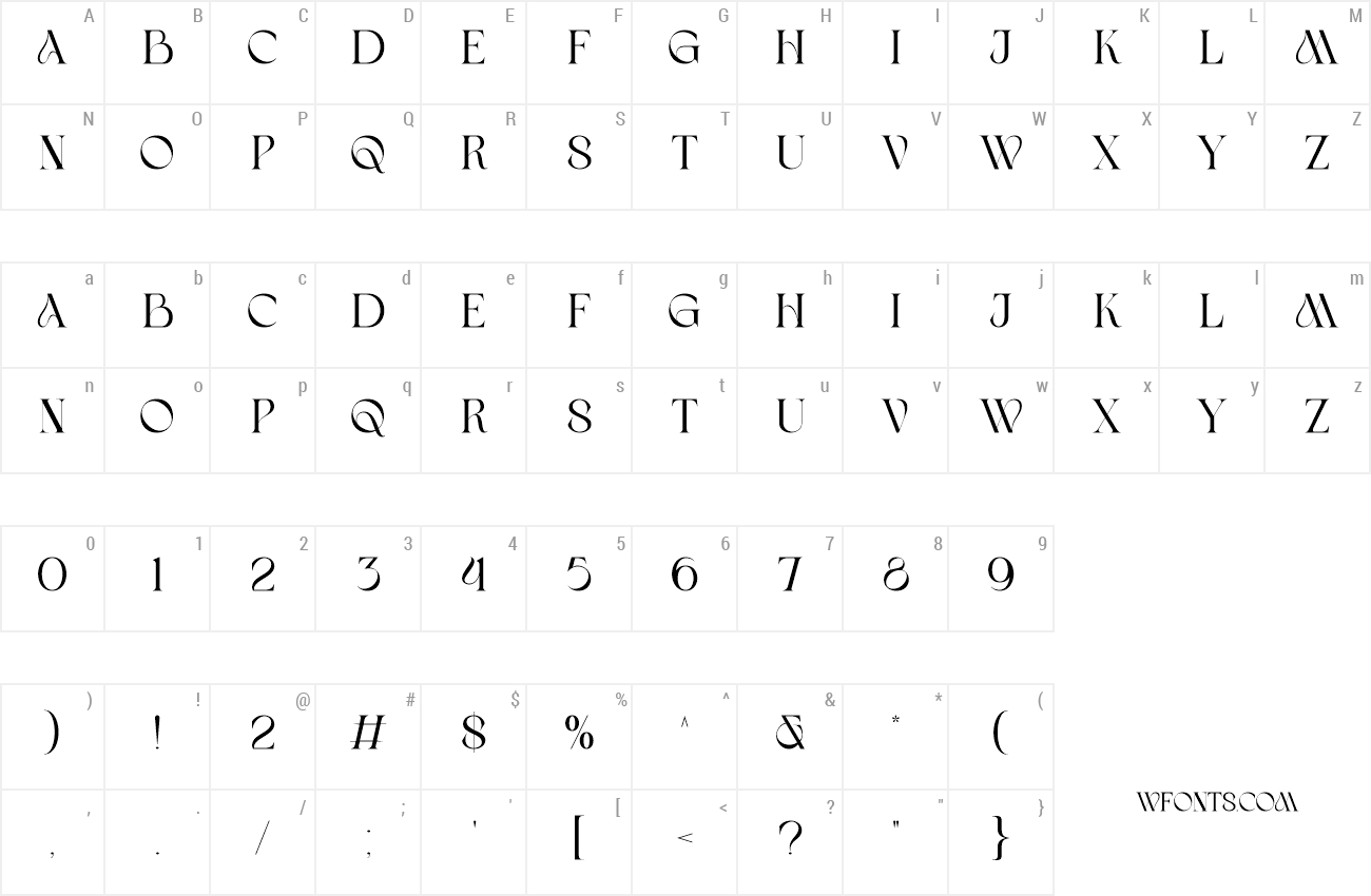 Lamoric Rowen Font | wfonts.com - download free