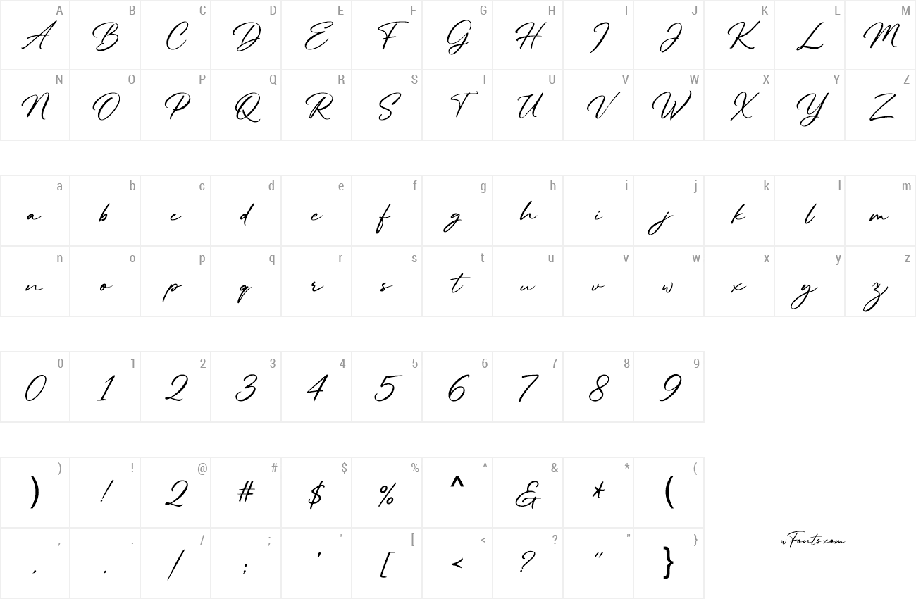 Floralis Couture Font | wfonts.com - download free