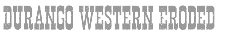 Durango Western Font | wfonts.com - download free