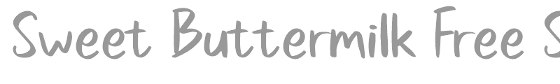 Sweet Buttermilk Script Font | wfonts.com - download free
