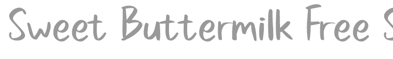 Sweet Buttermilk Script Font | wfonts.com - download free