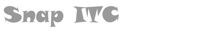 Snap ITC Font | wfonts.com - download free