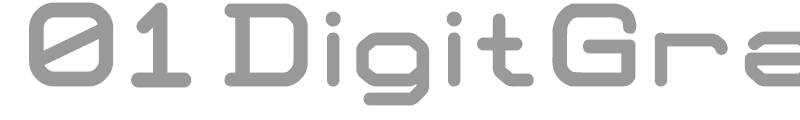 01 DigitGraphics Font | wfonts.com - download free