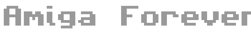 Amiga Forever Font | wfonts.com - download free