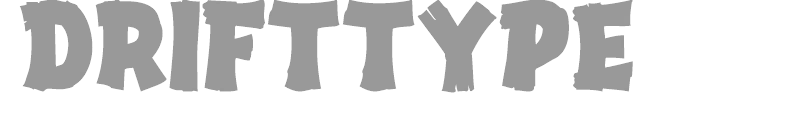 DriftType Font | wfonts.com - download free