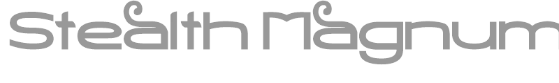 Stealth Magnum Font | wfonts.com - download free