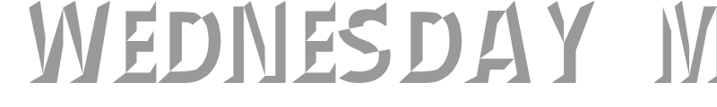Wednesday Matinee Font | wfonts.com - download free