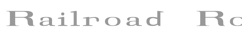 Railroad Roman 1916 Ultra-Expanded Font | wfonts.com - download free