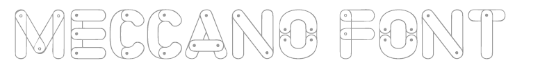 Meccano Font Font | wfonts.com - download free