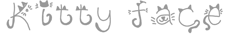 Kitty face Font | wfonts.com - download free