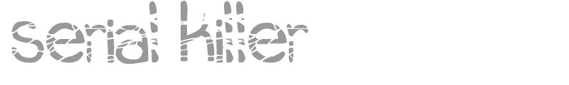 serial killer Font | wfonts.com - download free