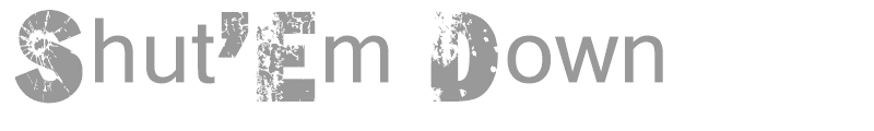 SHUT EM DOWN Font | wfonts.com - download free
