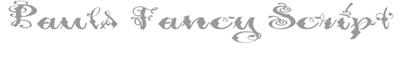 Pauls Fancy Script Font | wfonts.com - download free