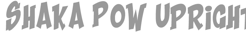 Shaka Pow Font | wfonts.com - download free