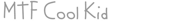 MTF Cool Kid Font | wfonts.com - download free