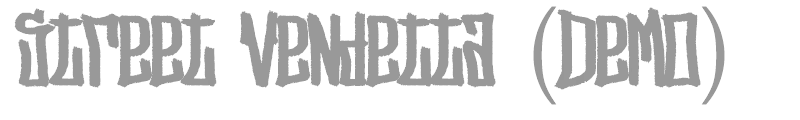 Street Vendetta (Demo) Font | wfonts.com - download free