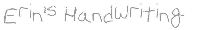 Erin's Handwriting Font | wfonts.com - download free