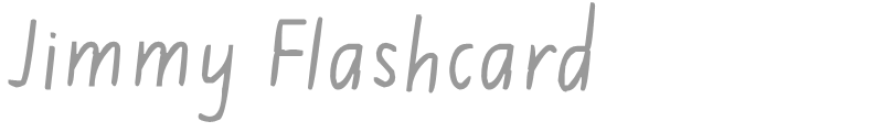 Jimmy Flashcard Font | wfonts.com - download free